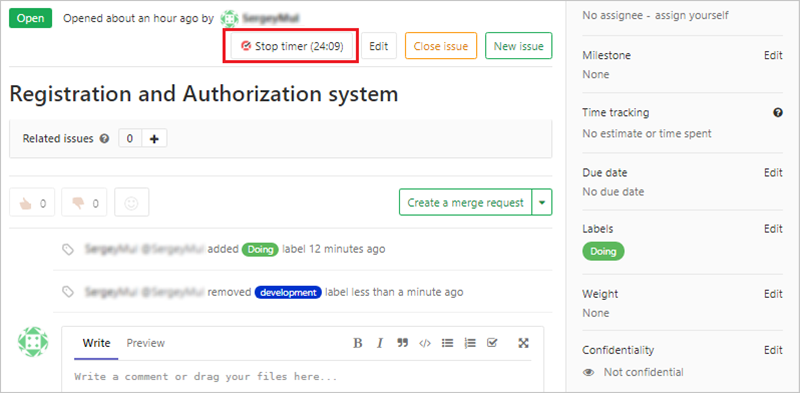 GitLab Time Tracking App - TMetric