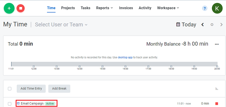 Microsoft Office Online Time Tracking - TMetric